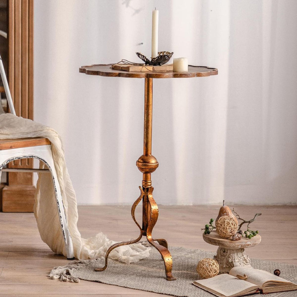 French Country Style Victor Side Table: Rustic Elegance for Your Home – Chateau Living